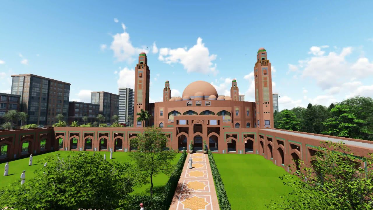 BEAUTIFUL MOSQUE DESIGN | MOSQUE ANIMATION | LUMION 10 ANIMATION ...