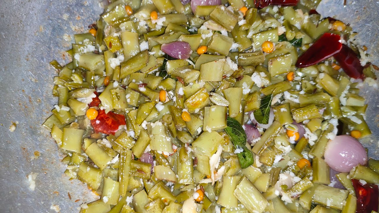 கொத்தவரங்காய் பொரியல் / Cluster Beans Recipe / Gorikayi Palya - YouTube