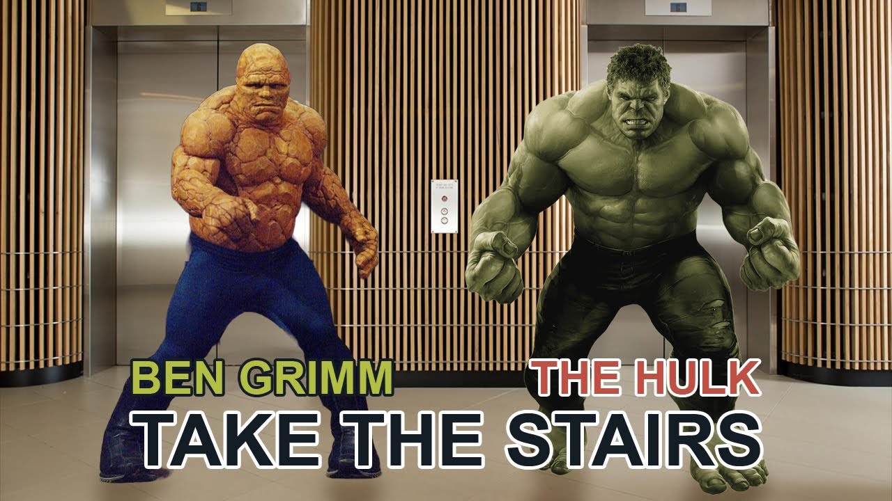 The Thing and The Hulk: "Take The Stairs" - YouTube