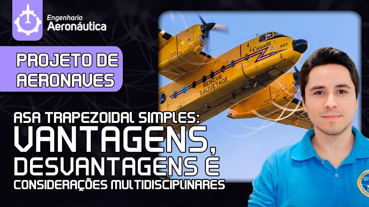🛩️Por que algumas aeronaves possuem asas trapezoidais simples? - YouTube