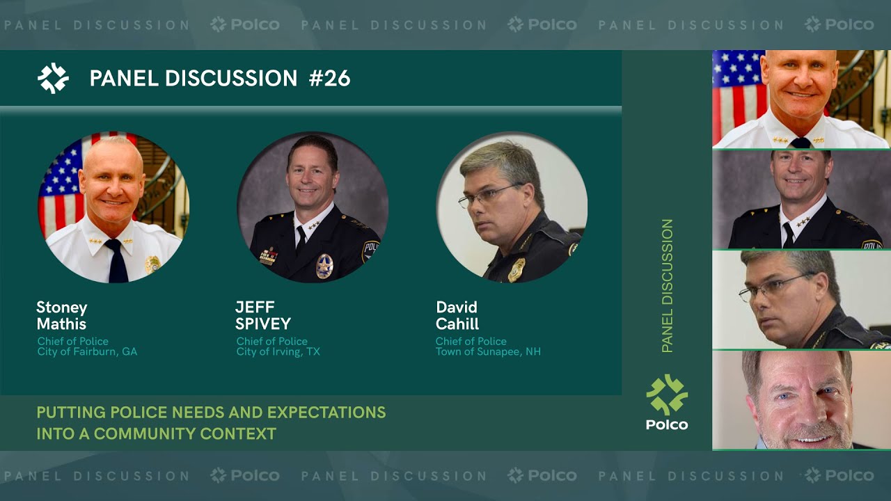 Panel 26: Putting Police Needs And Expectations Into A Community ...