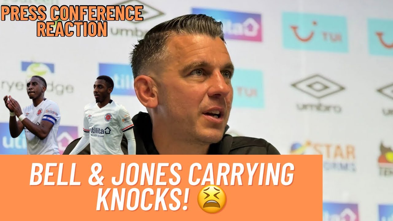 Bell & Jones Carrying Knocks! 😫 | Press Conference Reaction - YouTube