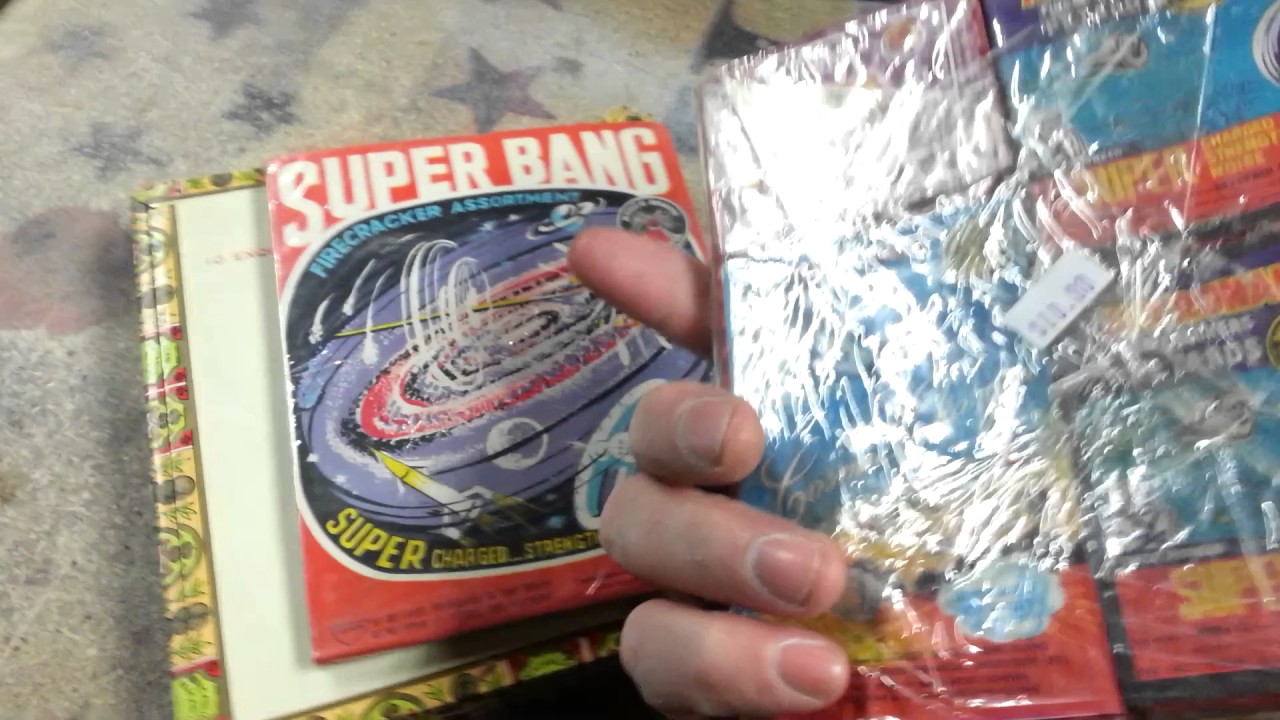 Start Of My Vintage Fireworks Collection - YouTube