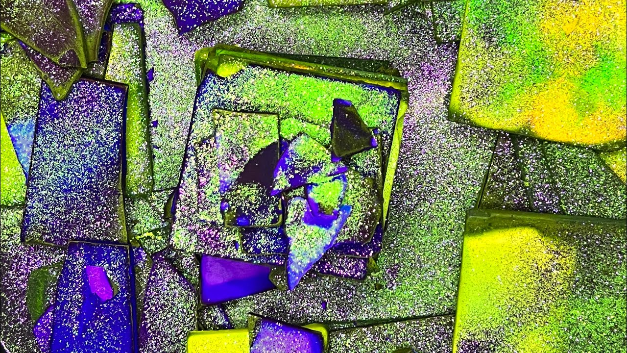 Dyed crispy thins | joker | ASMR | oddly satisfying - YouTube