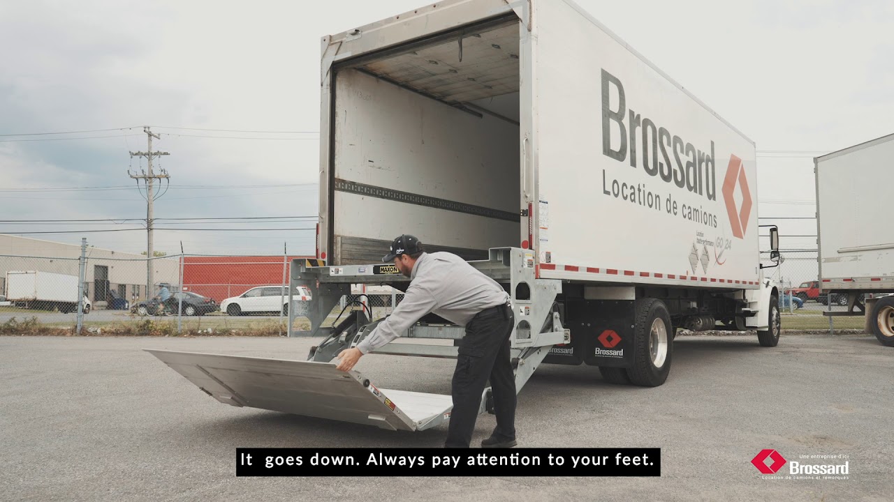 How to use a liftgate - YouTube