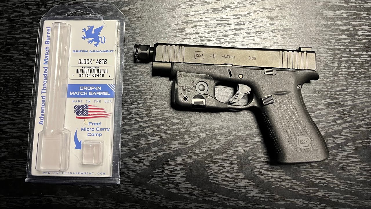Glock 48 - Griffin Armament threaded barrel w/ micro carry compensator ...