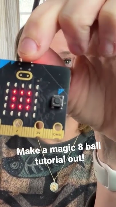 Microbit fun project! Make a magic 8 ball! #microbitprojects #microbit ...