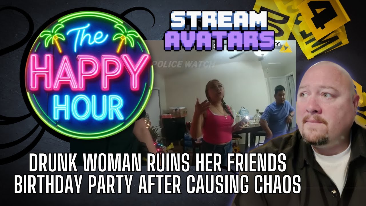 Drunk Woman Ruins Her Friends Birthday Party After Causing Chaos - YouTube