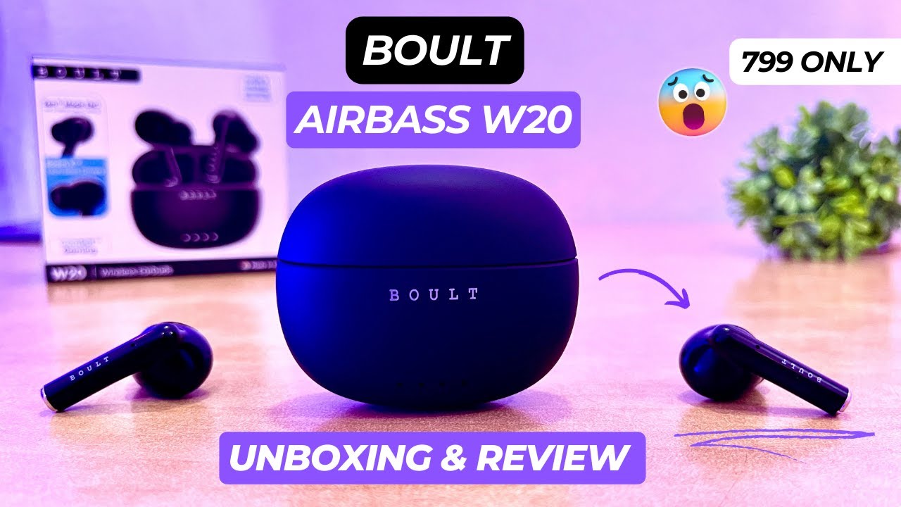 Boult W20 Earbuds Unboxing & Review | Boult W20 Earbuds best earbuds ...