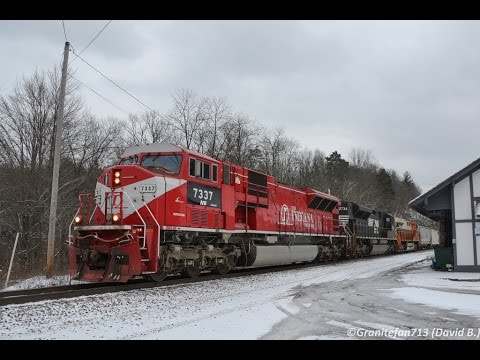 Ex-INRD SD90MAC Leads NS 37T on 12-11-16 - YouTube