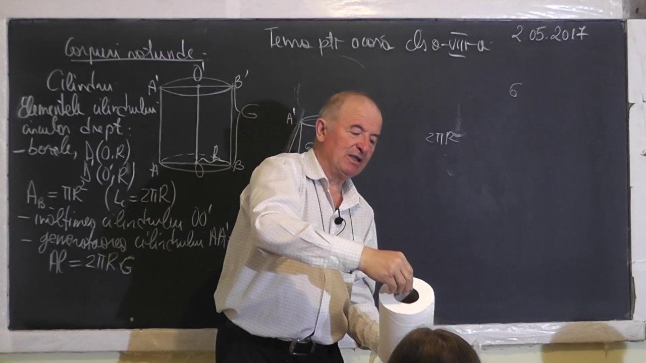 1/3 Lectia 1479 - Corpuri rotunde: Cilindrul | Teorema celor 3 ...