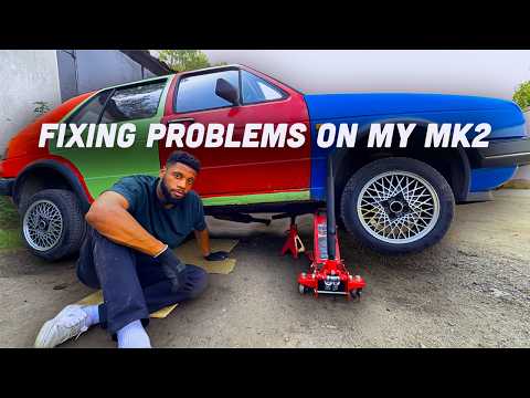 Something Always Breaks on Old Cars… MK2 Golf Exhaust Snapped