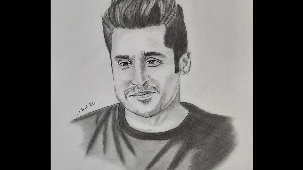 Actor Surya Drawing | lovemysketch |timelapse #actorsurya #navarasa ...