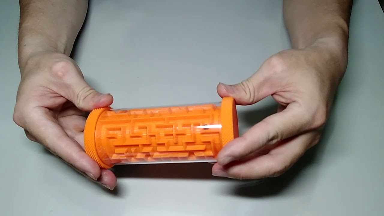 3DP MAZE CYLINDER - YouTube