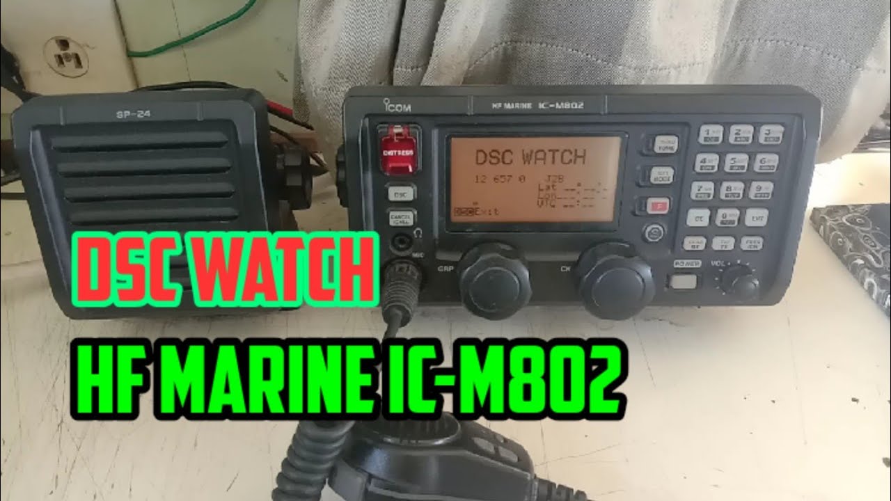 Radio Icom IC-M802 DSC WATCH - YouTube