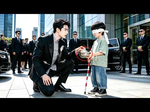 👶Blind Boy Begs for His Mom’s Treatment—The Billionaire He Meets Is His Dad!💖#drama   #movie