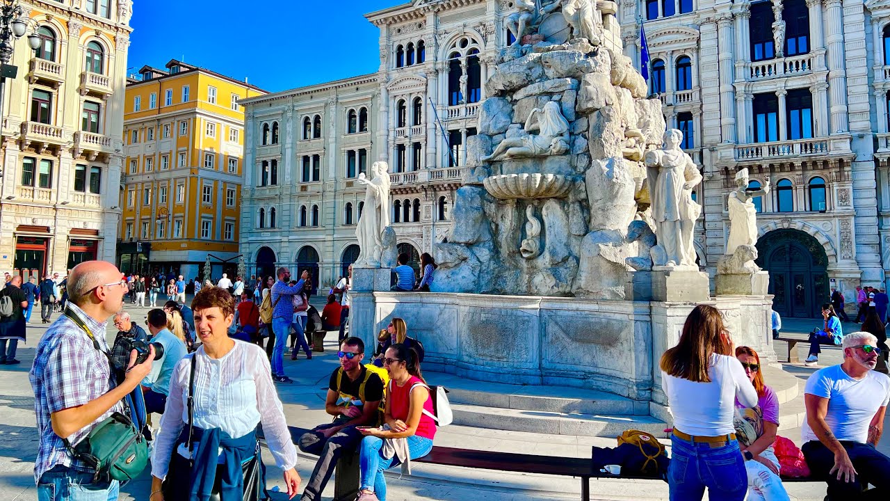 Trieste walking tour, Italia passeggiata, 4K, 29 Ottobre 2022 - YouTube