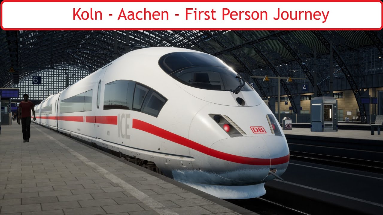 First Person Journey - Koln Aachen ICE - YouTube