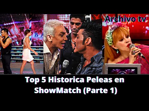 Top 5 Historica Peleas en ShowMatch - Archivo Tv
