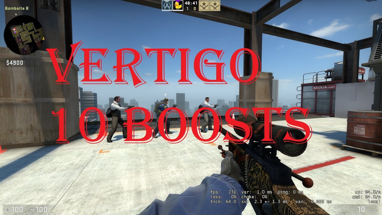 CSGO Wingman Top 10 Boosts | Vertigo B site - YouTube