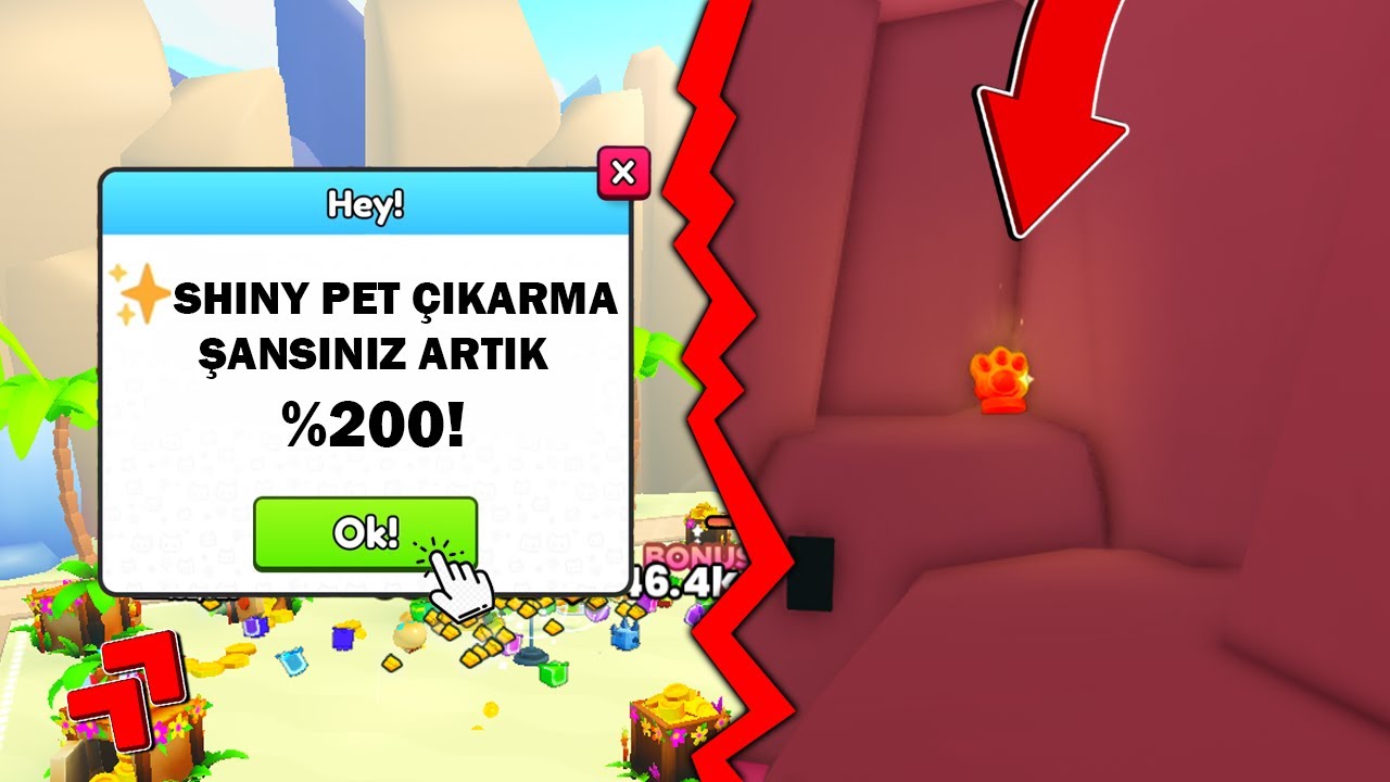 SHINY PET BOOSTU NASIL ALINIR? | ALTIN PATİLERİN YERLERİ | PET ...