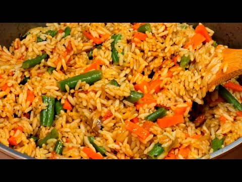 Easy Jollof Rice Recipe/Cameroonian jollof Rice/Yvonne Mforneh's ...