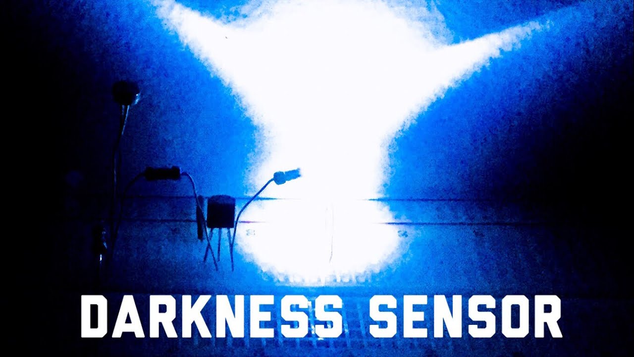 Dark/Light sensor circuit (simple) - YouTube