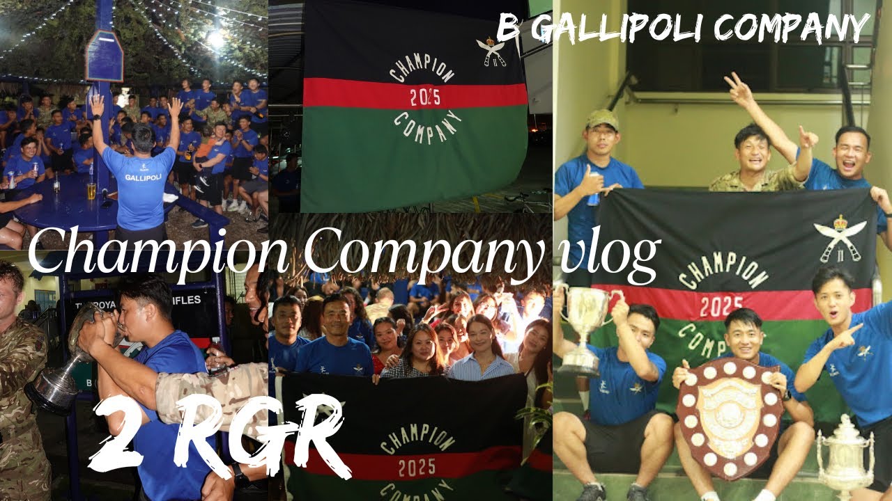 Champion Company 2RGR 2025 || B Gallipoli Coy || Celebration || Music ...