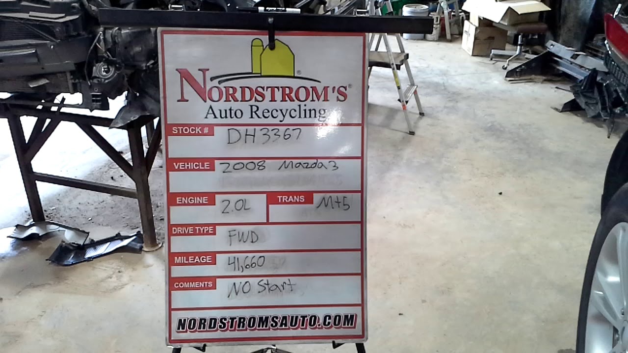 PARTS FOR 2008 Mazda 3 DH3367 - YouTube