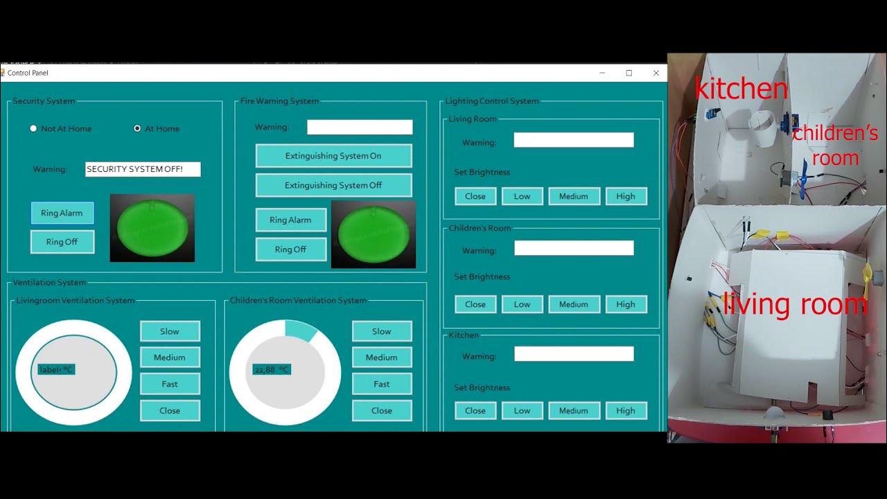 Home Automation System Project (Arduino - C#) - YouTube