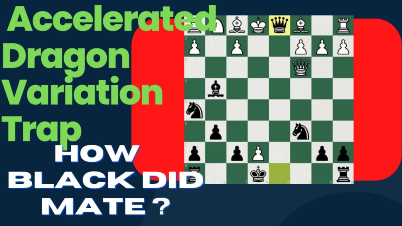 Accelerated Dragon Variation Trap :#chessgame #chess #chessrush # ...