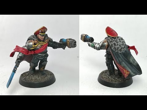 How to sculpt armour with greenstuff: Lord Commissar Conversion Part 1 ...