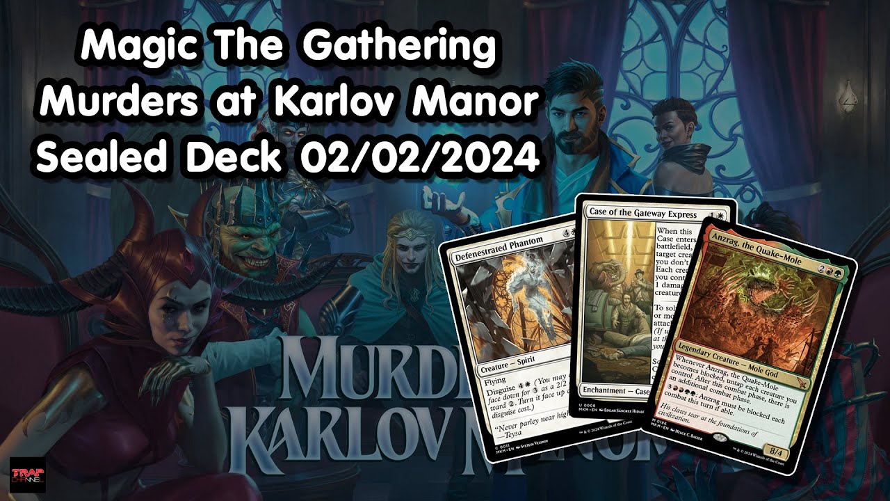 MTG Murders at Karlov Manor (MKM) Sealed Deck 02/02/2024 - YouTube