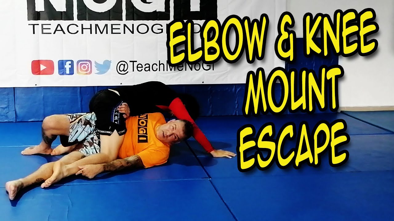 BJJ Basics - Elbow & Knee Escape Mount Escape | NoGi Grappling for ...