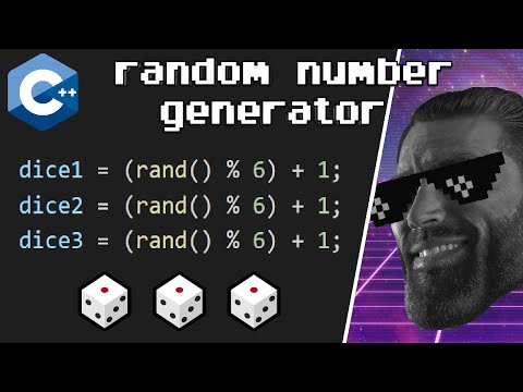 C++ create a random number generator 🎲
