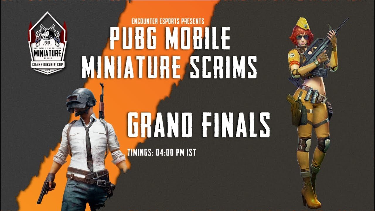 🔴PUBG Mobile Miniature Scrims 2K20 FINALS | Powered by Encounter ...