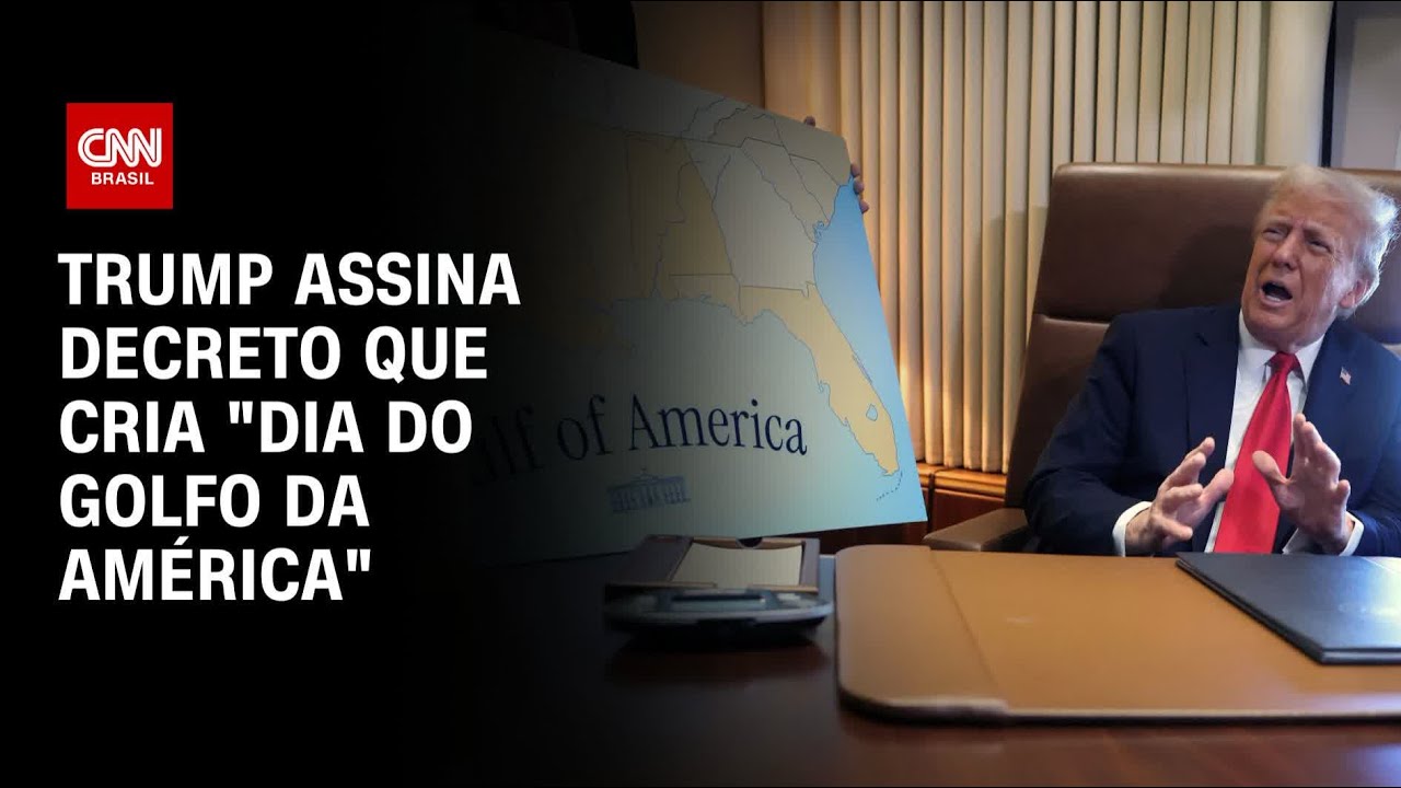 Trump assina decreto que cria “Dia do Golfo da América” | CNN PRIME ...