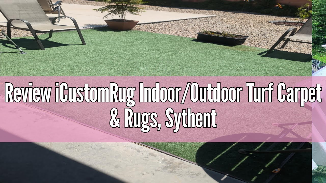 Review iCustomRug Indoor/Outdoor Turf Carpet & Rugs, Sythentic Grass in ...