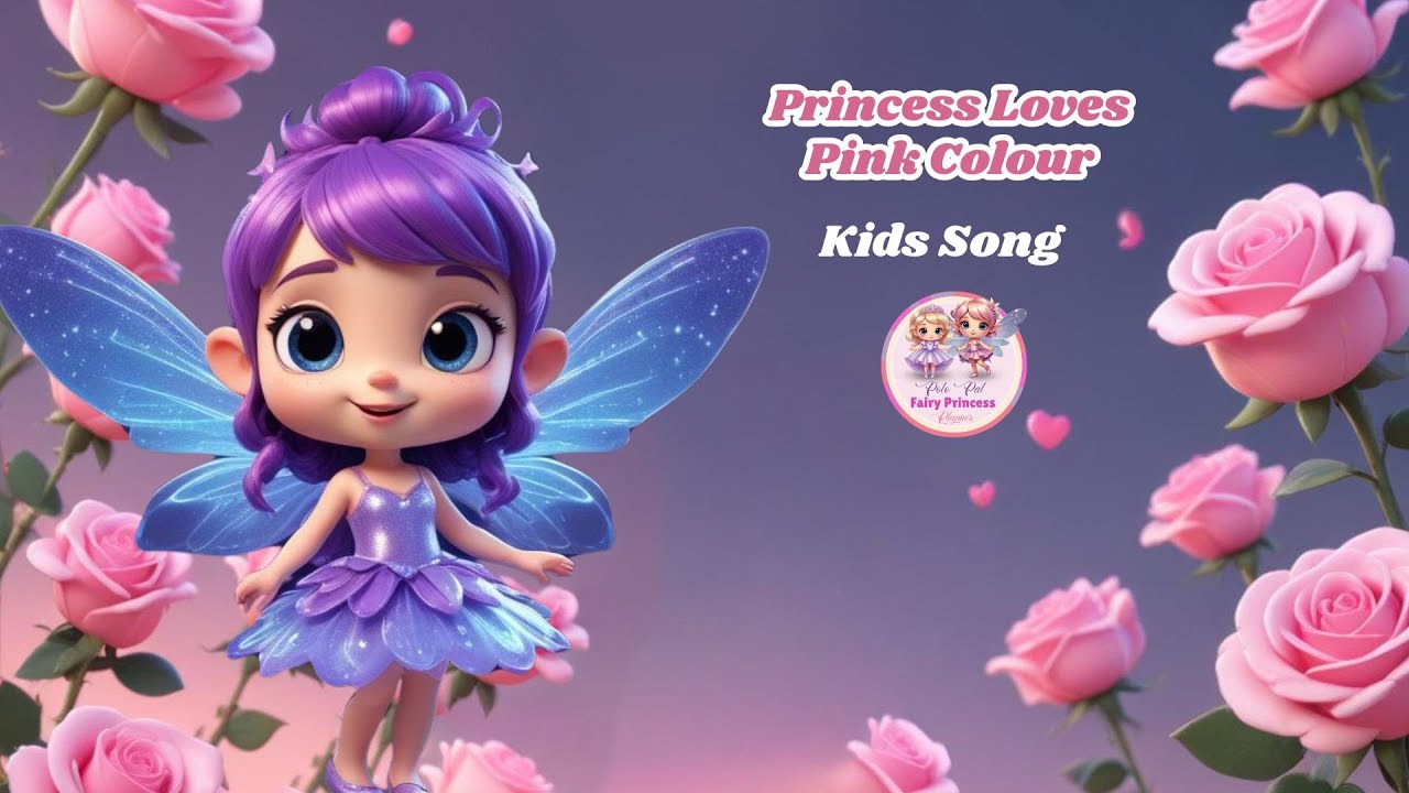 Princess Loves Pink Colour | Nursery Rhyme | Fairy Princess Rhymes # ...