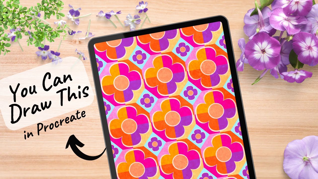 How to Create a Stunning Flower Patterns in Procreate - Easy Step-by-Step Tutorial for Beginners ...