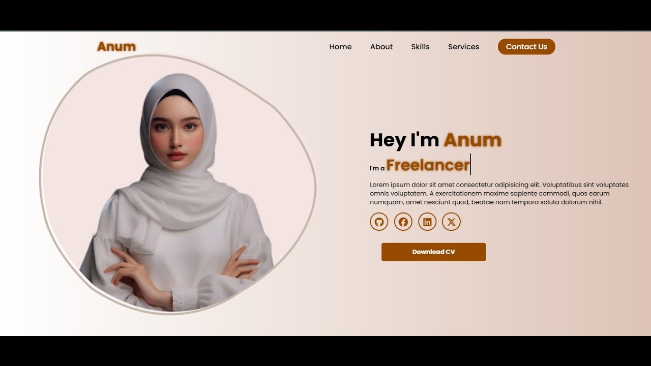 Portfolio Website Tutorial | Build a Stunning Portfolio with HTML & CSS ...