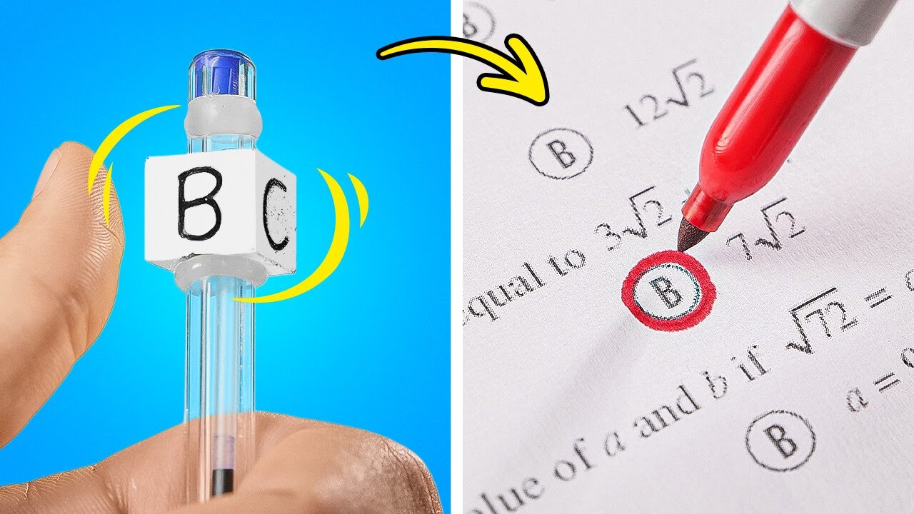 GENIUS SCHOOL CRAFTS TO MAKE STUDYING SUPER EASY | Tips for Stress-Free ...