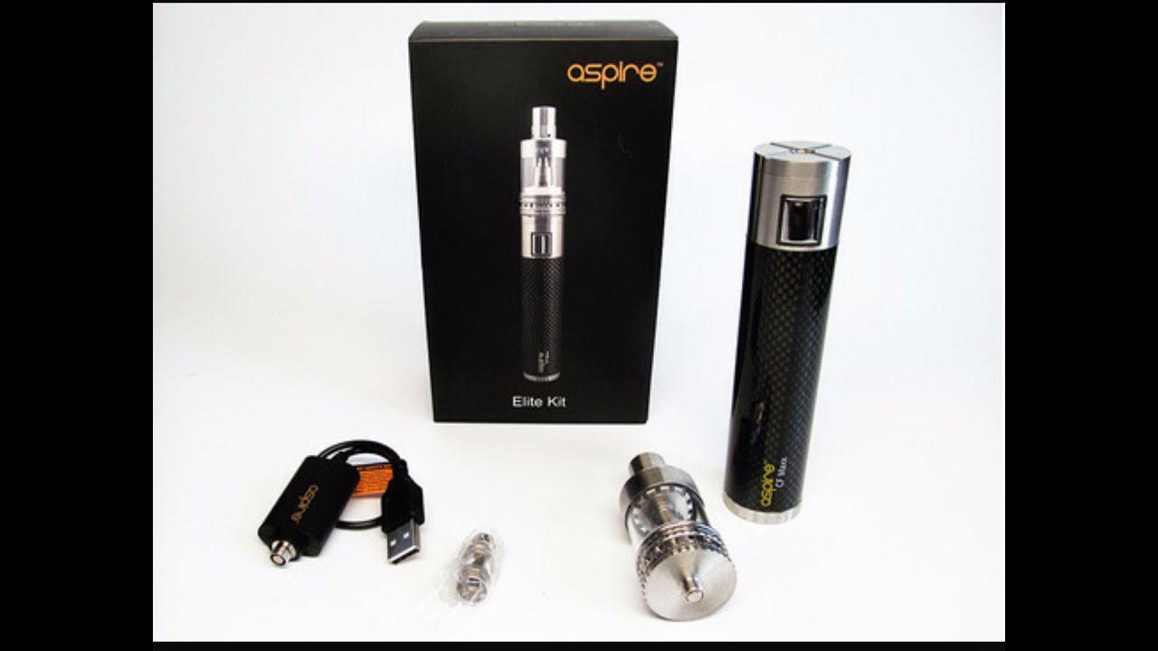 aspire elite kit,contains the cf maxx and mega sub ohm tank - YouTube