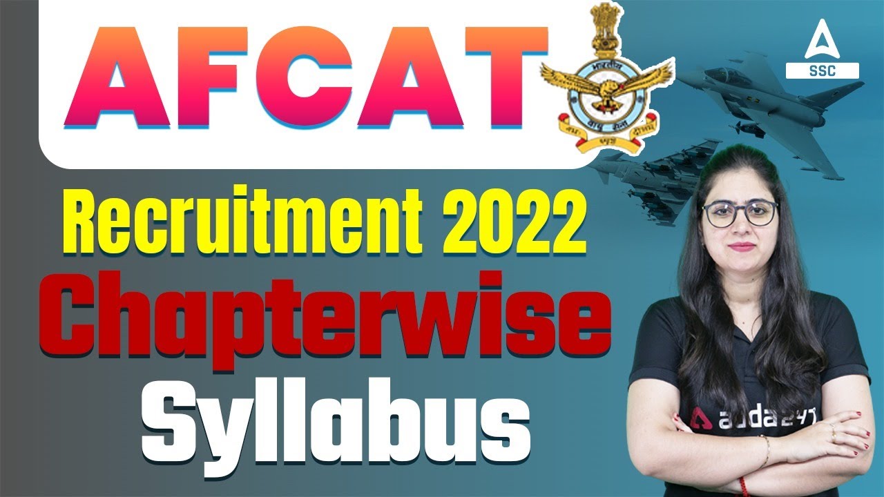 AFCAT 1 2023 Notification 2022 | AFCAT Syllabus | Air Force AFCAT New ...