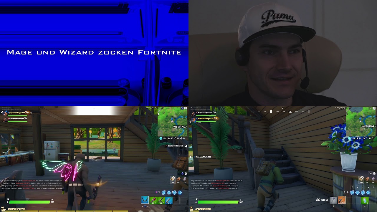 Let's play: Mage und Wizard zocken Fortnite (Episode 8) - YouTube