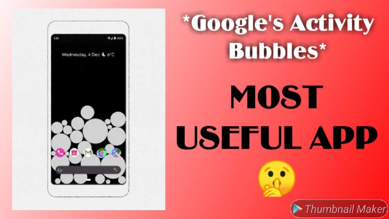 GOGGLE'S - ACTIVITY BUBBLES 😍 Discover What Your Smartphone Usage Looks ...