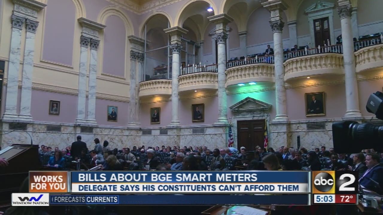Bill on BGE smart meters discussed in Annapolis - YouTube