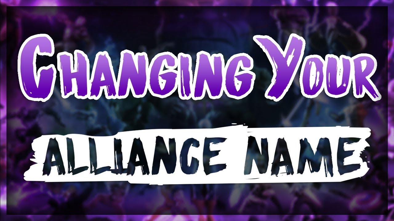 How To Change Your Alliance Name in MCoC - YouTube