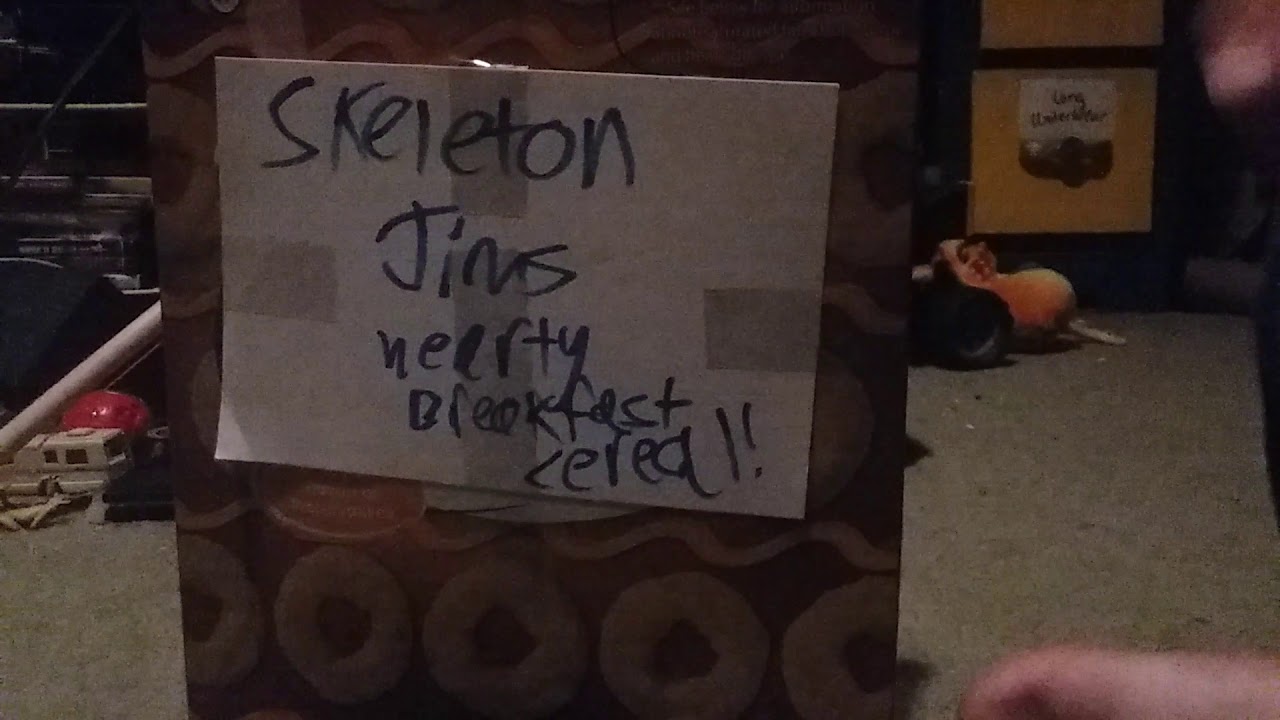 Skeleton Jim's Hearty Breakfast Cereal! (Commercial) - YouTube