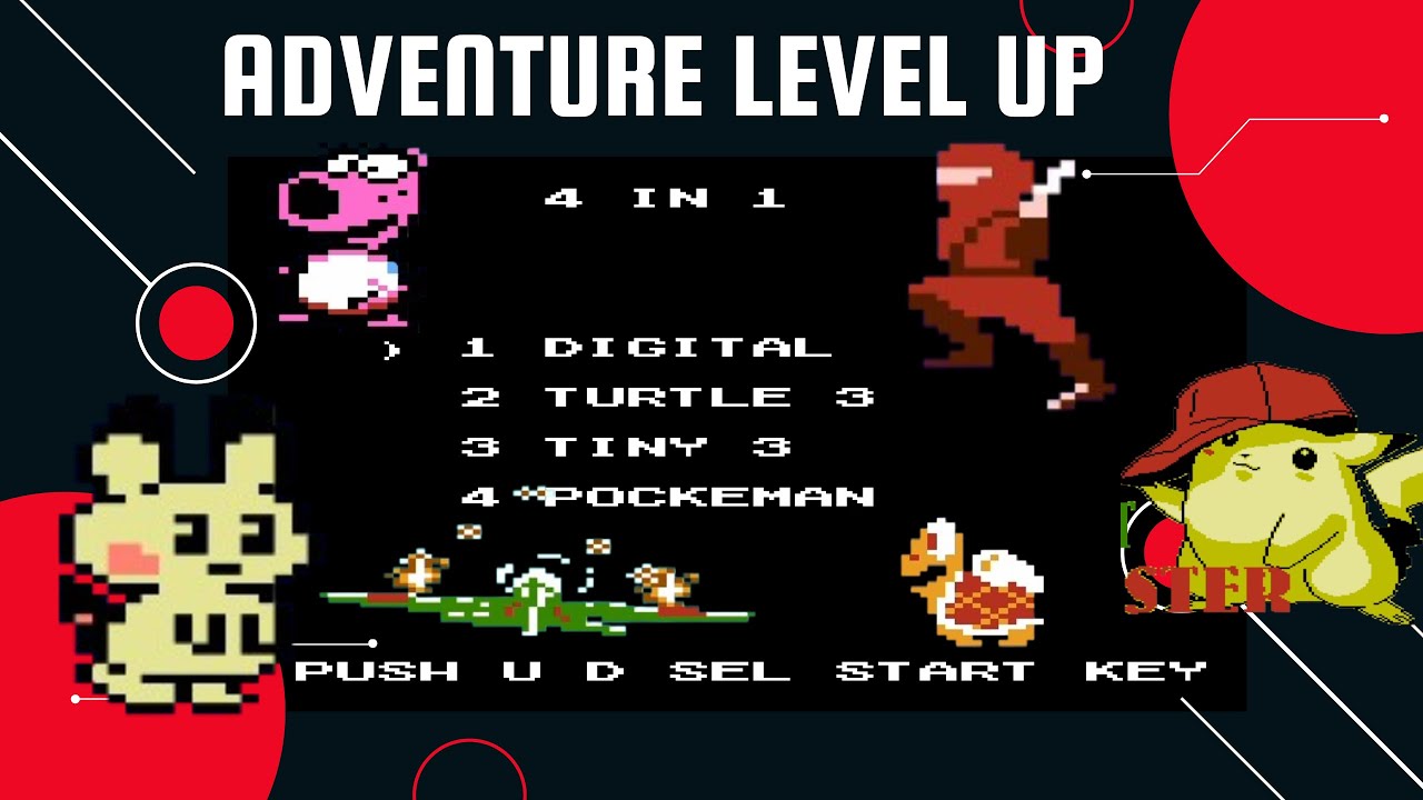NES 4 in 1 Digital Adventure : Retro Classics in One Epic Playthrough ...